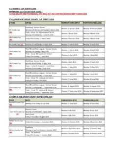 LTA County Cup 2026 Provisional Dates Herts Tennis LTA County Cup 2026 Provisional Dates Herts Tennis